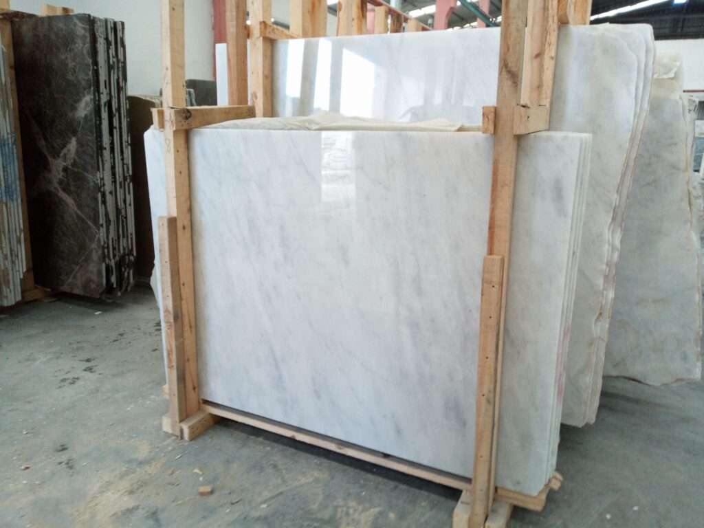 Snow White Marble Slabs Polished & Honed - Kar Art Marble