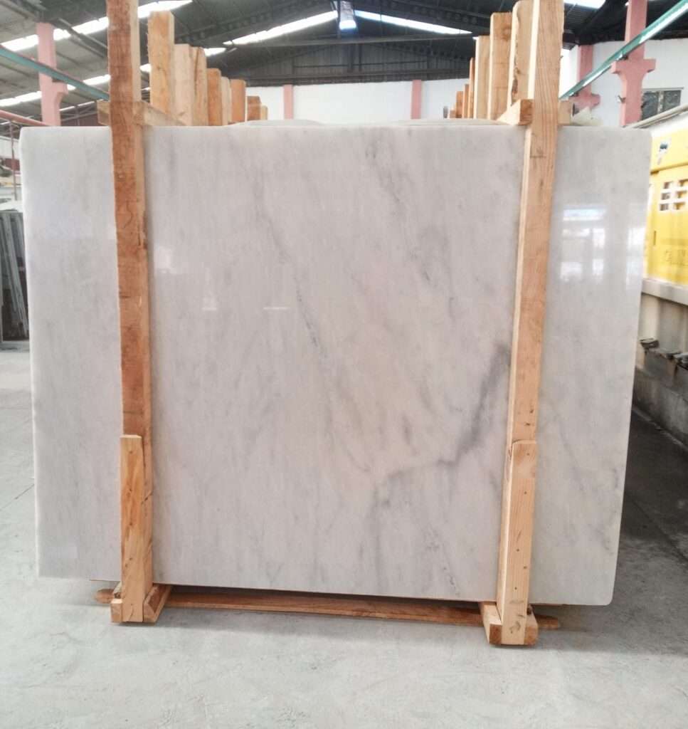 Snow White Marble Slabs Polished & Honed - Kar Art Marble