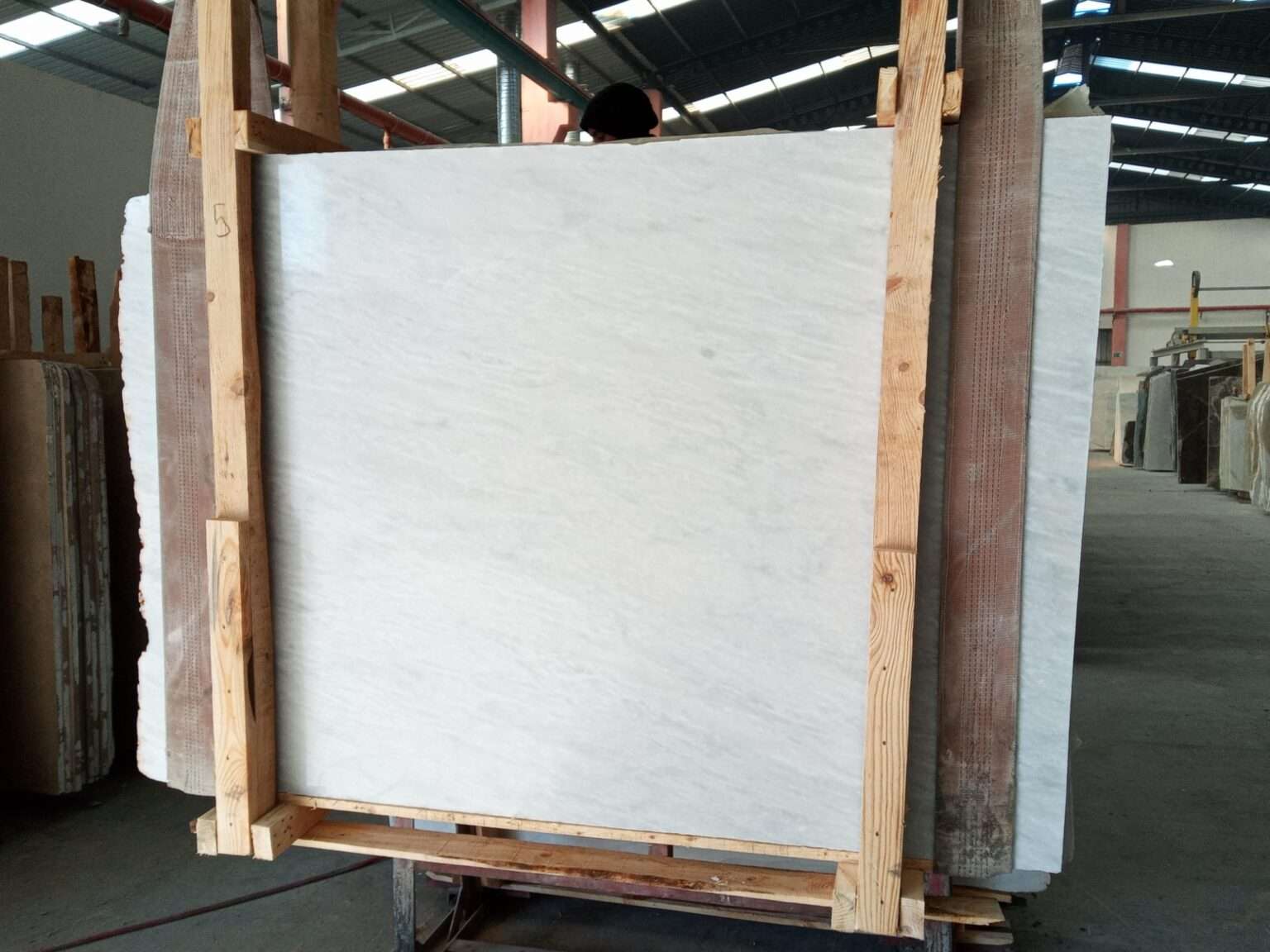 Snow White Marble Slabs Polished & Honed - Kar Art Marble