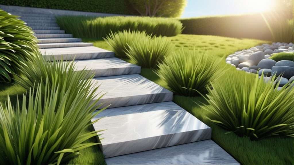 Outdoor Stone Garden Steps - Natural Marble Models & Prices