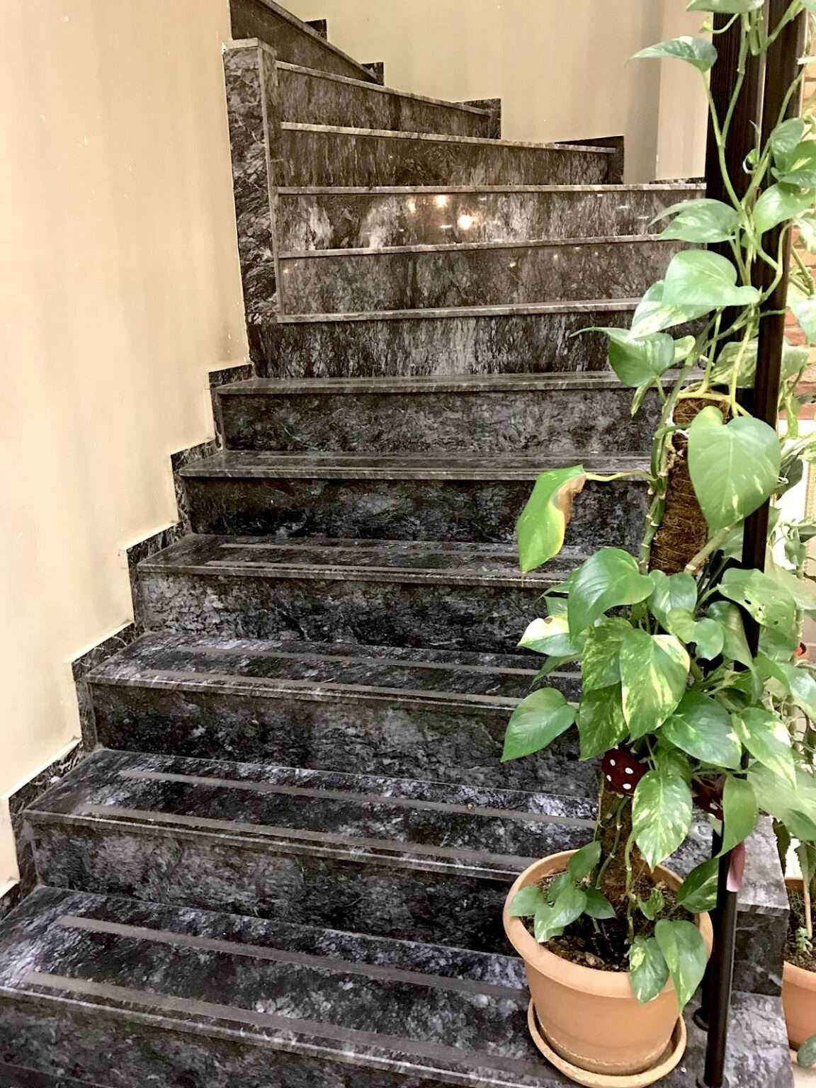Black Marble Stairs - Kar Art Marble Favorite Collection